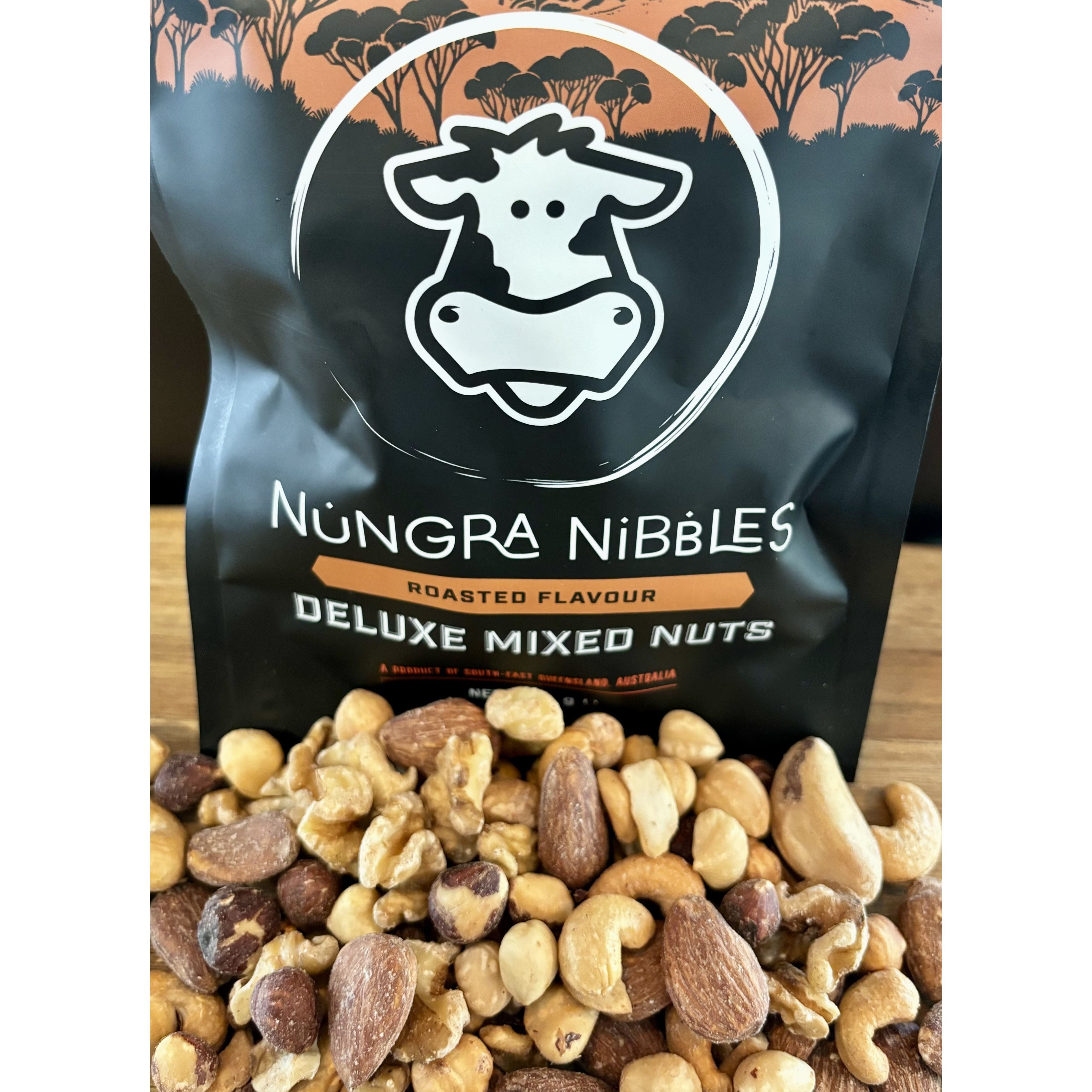 Deluxe Roasted Mixed Nuts – Nungra Nibbles